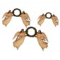 Vintage Angel Duo with Wreath MDF Wood Shape