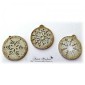 Snowflake Bauble Wood Shape style 7 for Christmas arts and crafts