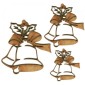Christmas Bell Wood Shape style 1 for Christmas arts and crafts