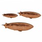 Wood Dirigible Shape for altered art and craft projects