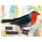 Robin MDF Wood Bird Shape for altered art and craft projects