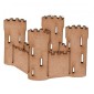 Sandcastle MDF Wood Shape style 2 for altered art and crafts