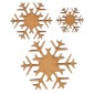 Snowflake Wood Shape style 1 for altered art and craft projects