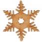 Snowflake Wood Shape style 3 for altered art and craft projects