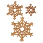 Snowflake Wood Shape style 4 for altered art and craft projects