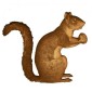 Squirrel with Walnut MDF Wood Shape