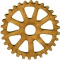 Mini Wood Cog Shapes - Laser Cut Style 7