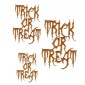 Trick or Treat, laser cut wood words for altered art and crafts