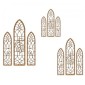Stained Glass Window Set - MDF Wood Shape