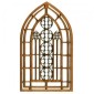 Stone Mullion Gothic Arch Window - MDF Wood Shape