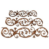 Corners, Flourishes, Frames & Ornaments - MDF Wood Shapes