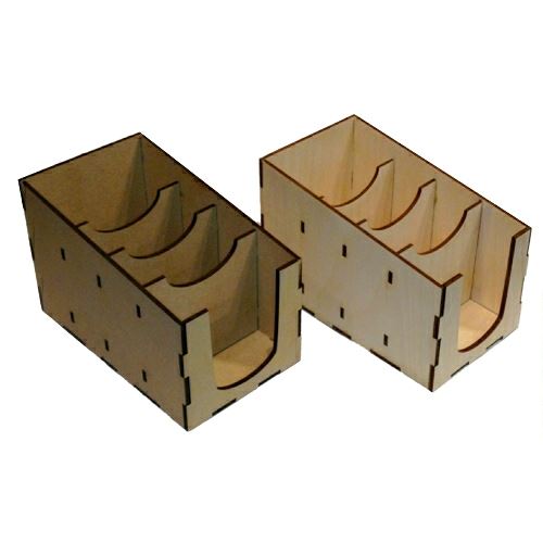 Birch Ply and MDF ATC/Tag Storage Boxes