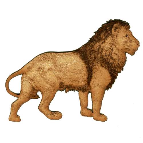 Lion MDF Wood Animal Shape