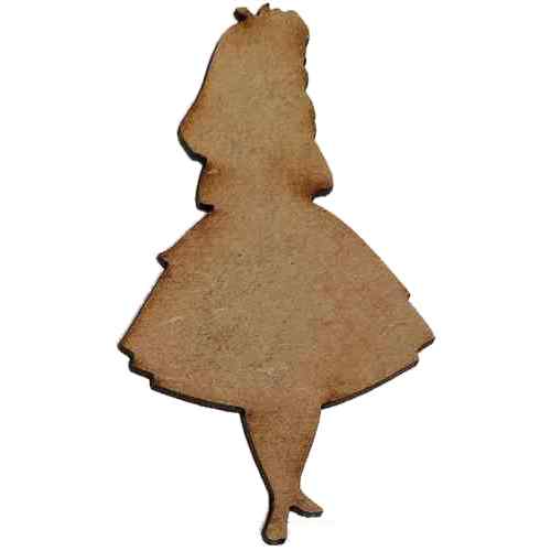 Just Alice Silhouette - Alice in Wonderland Shapes