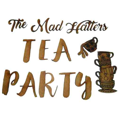 The Mad Hatters Tea Party Script - Alice in Wonderland Shape