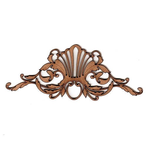 Art Deco & Nouveau Style Ornament 3 - MDF Wood Shape