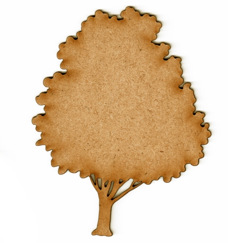 Ash Tree MDF Wood Shape for altered art and craft projects