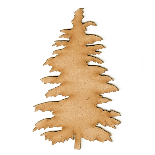 Cedar Tree MDF Wood Shape for altered art and craft projects