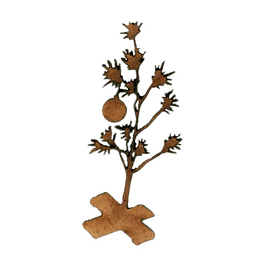 Christmas Tree MDF Wood Shape 1 for altered art and craft project