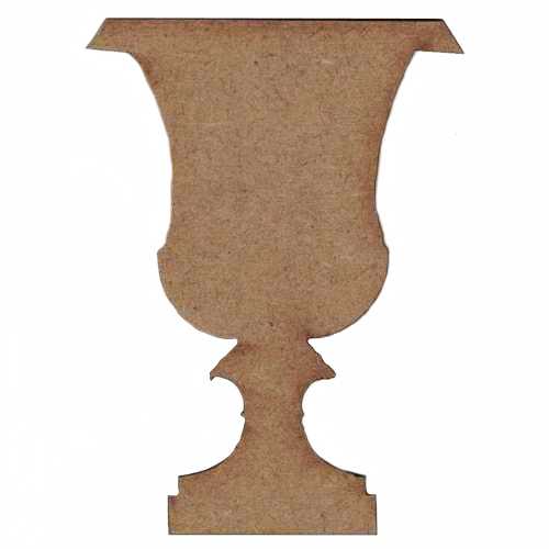 Classic Urn Silhouette MDF Wood Shape