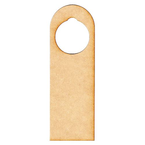 Rounded Rectangle MDF Door Hanger
