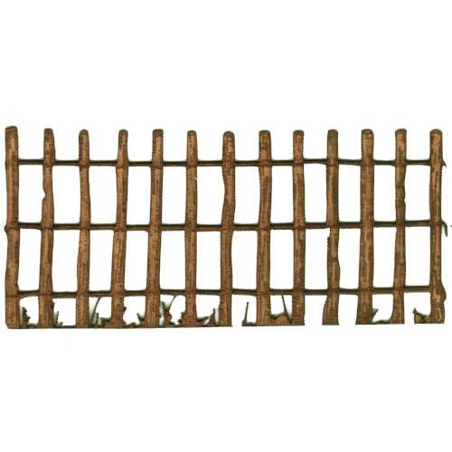 Rustic Paddock Fence Panel MDF Wood Shape