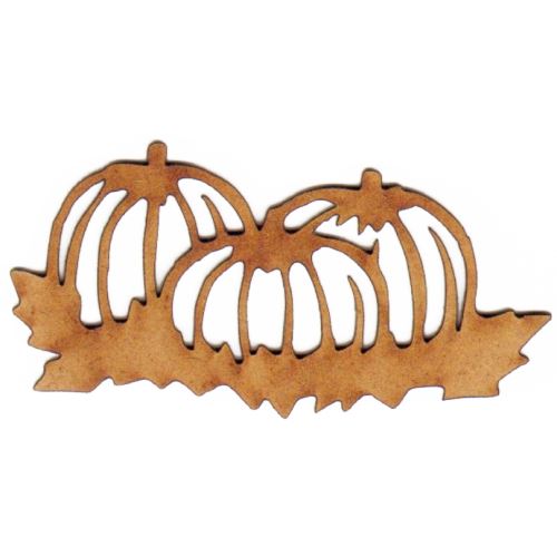 Pumpkin Patch Outline Wood Shape for altered art and crafts
