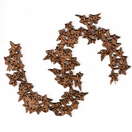 Ivy Leaf Swag Shape - MDF Wood Shape
