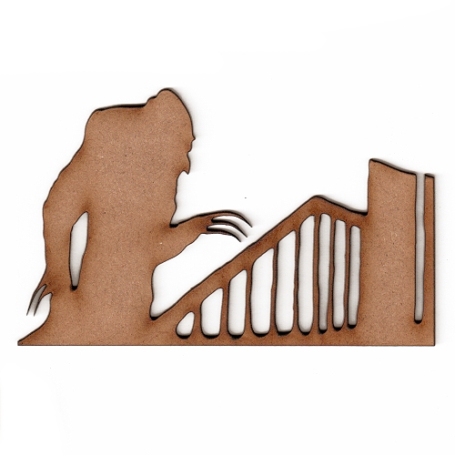 Nosfertu the Vampire Wood Shape for altered art and crafts