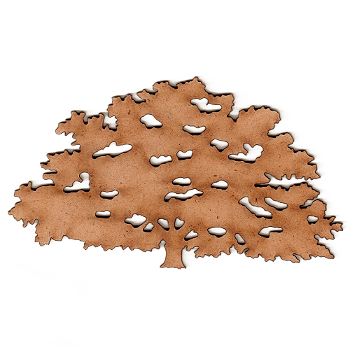 Oak Tree MDF Wood Shape 2 for altered art and craft projects