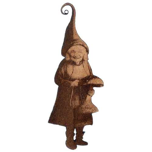 Grandma Gnome with Toadstool Woodland Folk MDF Wood Shape