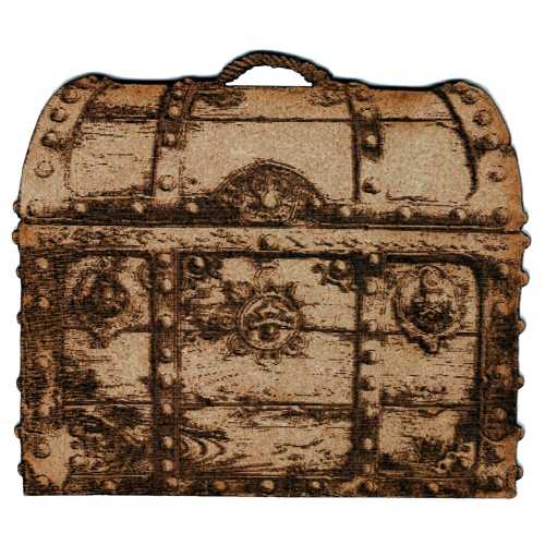 Treasure Chest - MDF Wood Shape