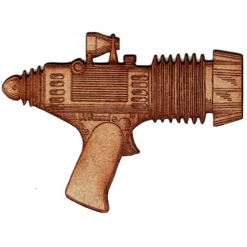 Steampunk Ray Gun MDF Wood Shape
