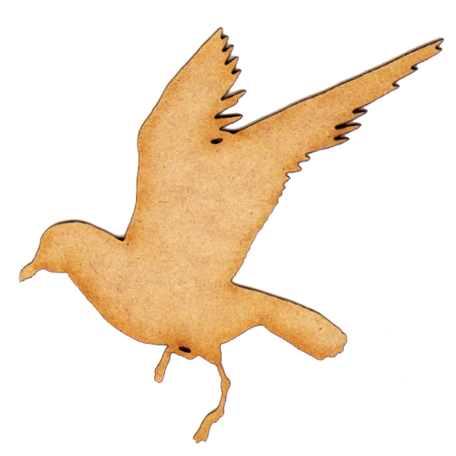 Seagull MDF Wood Bird Shape for altered art and crafts