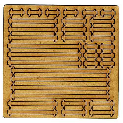 Pipework Maze Add on Sheet - MDF Pipes