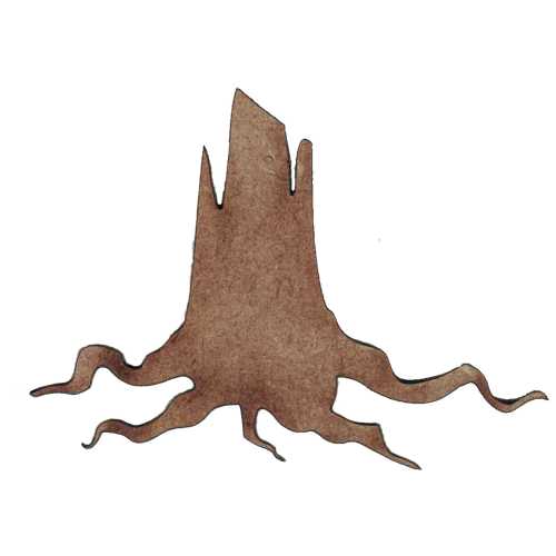 Tree Stump - MDF Wood Shape Style 2