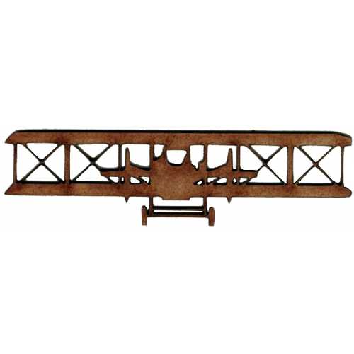 Wood Vintage Biplane Shape 4 for altered art and craft projects