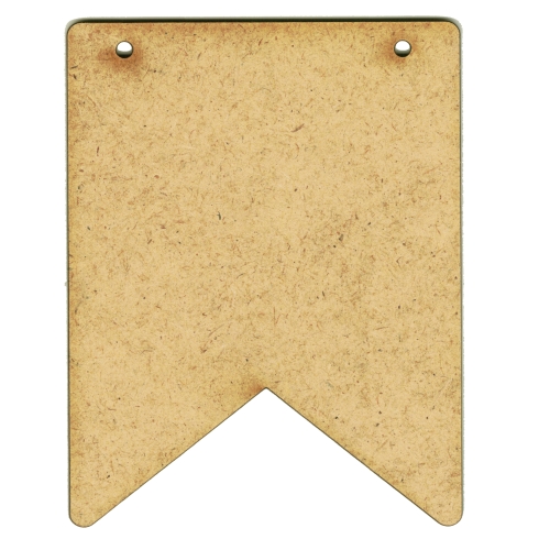 MDF Ribbon Bunting Shape