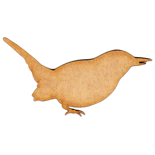 Wren MDF Wood Bird Shape for altered art and crafts