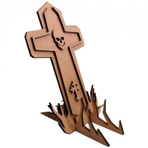 MDF Creepy Gravestone Kit
