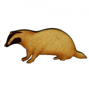 Badger Wood Shape style 1 for altered art and craft projects