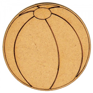 Beach Ball MDF Wood Shape for altered art and crafts
