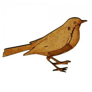 Robin MDF Wood Bird Shape for altered art and craft projects