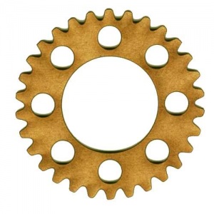 Wooden Steampunk Cog Shape Style 12