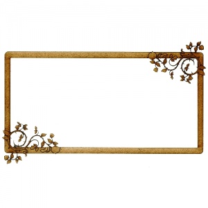 MDF Mini Printer's Tray Frame - Rose Bramble