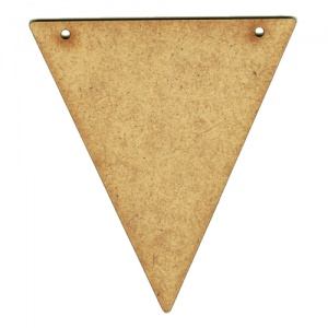 MDF Triangle Bunting Shape