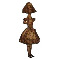 Just Alice Silhouette - Alice in Wonderland Shapes