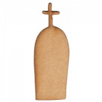 Coffin Silhouette - MDF Wood Shape