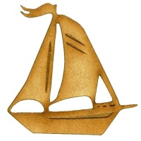 Boat and anchor MDF wood shapes for altered art and crafts